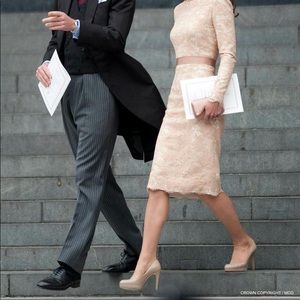 LK Bennett | Shoes | Lk Bennett Sledge Beige Patent Platform Courts ...